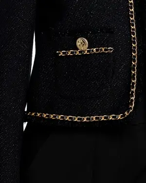 Generation Love Chain Trim Tweed Jacket
