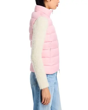 Moncler Ghany Down Puffer Vest - Light Pink