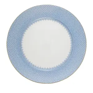 MOTTAHEDEH Lace Service Plate - Cornflower