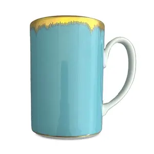 MOTTAHEDEH Chelsea Feather Mug - Turquoise