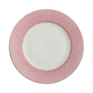 MOTTAHEDEH Lace Dinner Plate - Pink