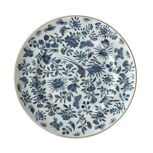 MOTTAHEDEH Sacred Bird & Butterfly Dinner Plate - Blue