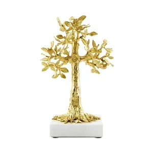 Michael Aram Foliated Cross Sculpture - Gold