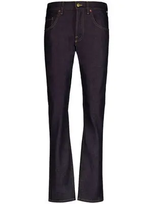 Gucci Contrast-stitching Tapered-leg Jeans