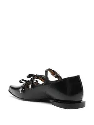 Toga Buckled Ballet Flats