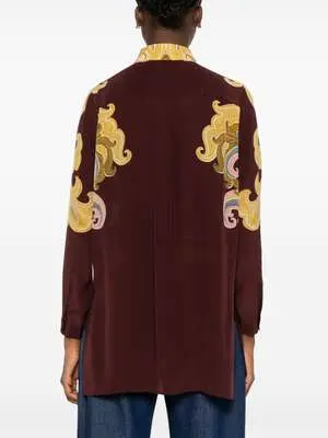 Etro Paisley Print Silk Shirt