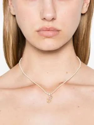 YVMIN Mini Flocked Bear Necklace