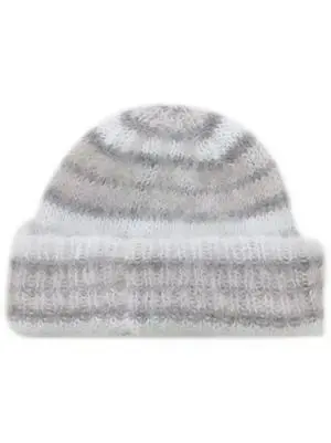 Marni Striped Beanie - Grey