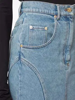 Nina Ricci Long Denim Skirt
