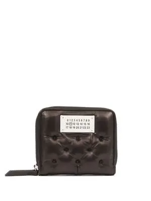 MAISON MARGIELA Leather Zip Around Wallet - Brown