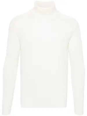 ZANONE Ribbed-knit Sweater - White