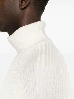 ZANONE Ribbed-knit Sweater - White