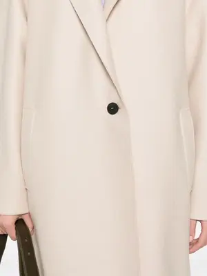Harris Wharf London Virgin Wool Coat - Neutrals