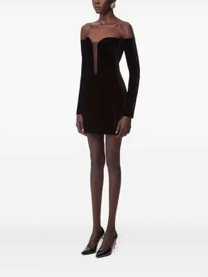 Nina Ricci Off-shoulder Mini Dress