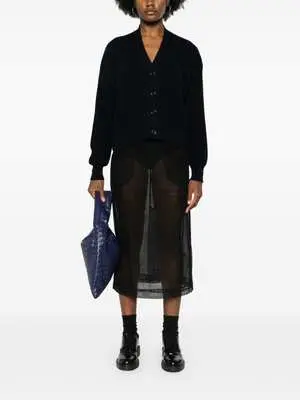 Fabiana Filippi Chunky-knit Cardigan - Blue