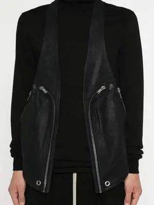 Rick Owens Bauhaus Lambskin Vest