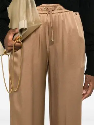 Herno Crepe Trousers - Brown