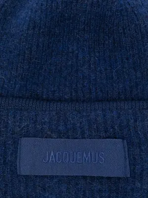 Jacquemus Le Bonnet Gros Grain Beanie - Blue