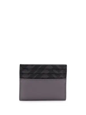 Fendi Ff Logo-plaque Leather Cardholder