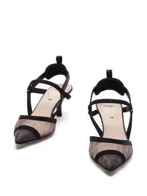 Fendi 55mm Colibri Pumps - Black