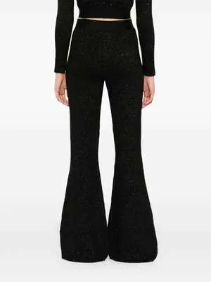 Palm Angels Logo Tape Flared Trousers