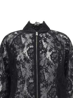 Ermanno Scervino Floral Lace Bomber Jacket