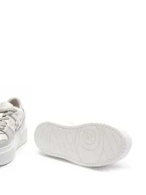 Fendi Match Leather Sneakers