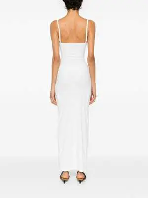 Christopher Esber Pierced Orbit Maxi Dress - White