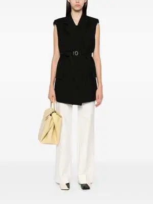 JIL SANDER Wool Sleeveless Coat