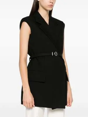 JIL SANDER Wool Sleeveless Coat