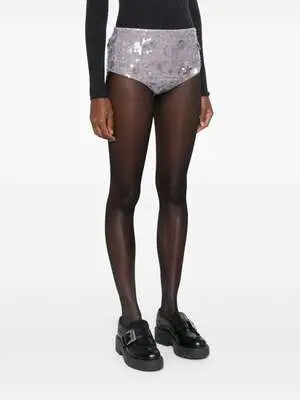 P.a.r.o.s.h Glow Mini Shorts - Grey