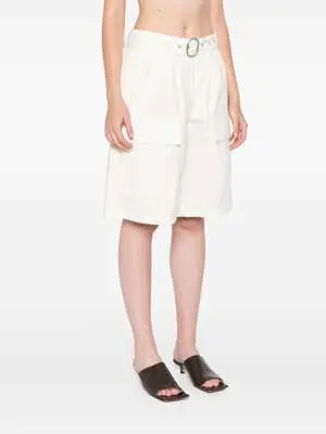 JIL SANDER Water-repellent Cotton Shorts