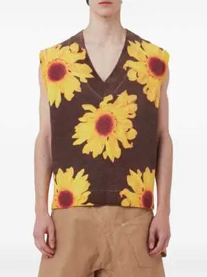 JW Anderson Knitted Floral Vest