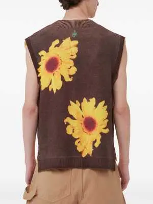 JW Anderson Knitted Floral Vest