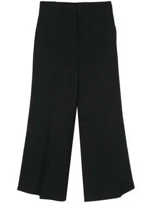 LOW CLASSIC Wide Leg Trousers - Black