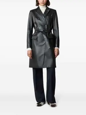 TOD'S Leather Trench Coat