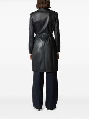 TOD'S Leather Trench Coat