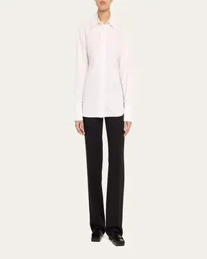 Jacquemus Leather Square-toe Penny Loafers