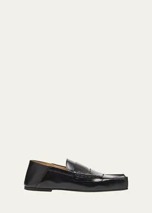Jacquemus Leather Square-toe Penny Loafers