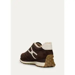 Veronica Beard Valentina Retro Runner Sneakers - Espresso