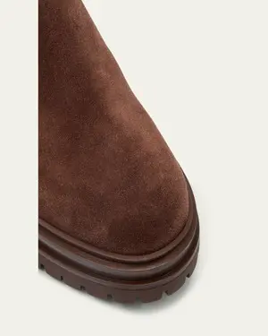 GIANVITO ROSSI - Gianvito Rossi Chester Suede Chelsea Boots