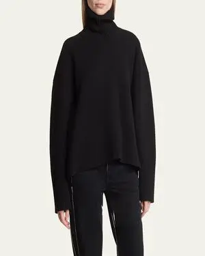 Proenza Schouler Loft Eco Cashmere Sweater - Black
