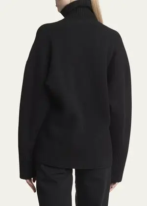 Proenza Schouler Loft Eco Cashmere Sweater - Black