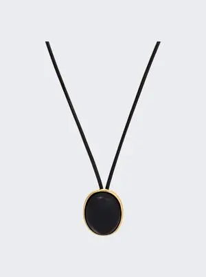 HEAVEN MAYHEM Valentina Pendant Necklace - Black