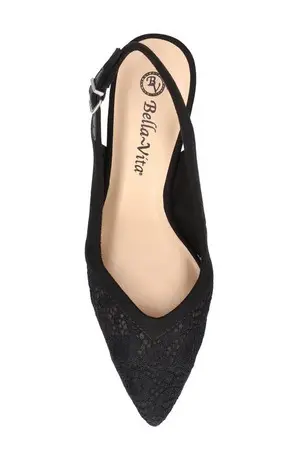 BELLA VITA Marquette Pointed Toe Slingback Pump