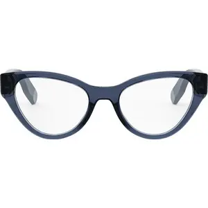 Dior Lady 95.22 Cat Eye Optical Glasses - Shiny Blue