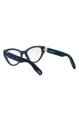 Dior Lady 95.22 Cat Eye Optical Glasses - Shiny Blue