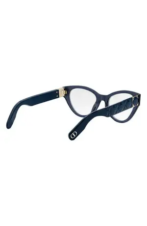 Dior Lady 95.22 Cat Eye Optical Glasses - Shiny Blue