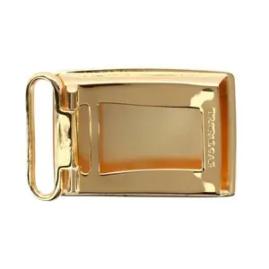 Trafalgar 30mm Scallop Edge Compression Belt Buckle - Gold