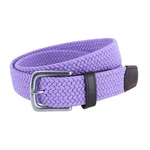 Trafalgar Riverside Solid Stretch Woven Belt - Light Purple
